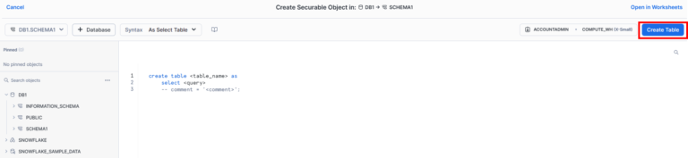 【SQL】【Snowflake】テーブルの新規作成【CREATE TABLE】 | ビジネスイッチ
